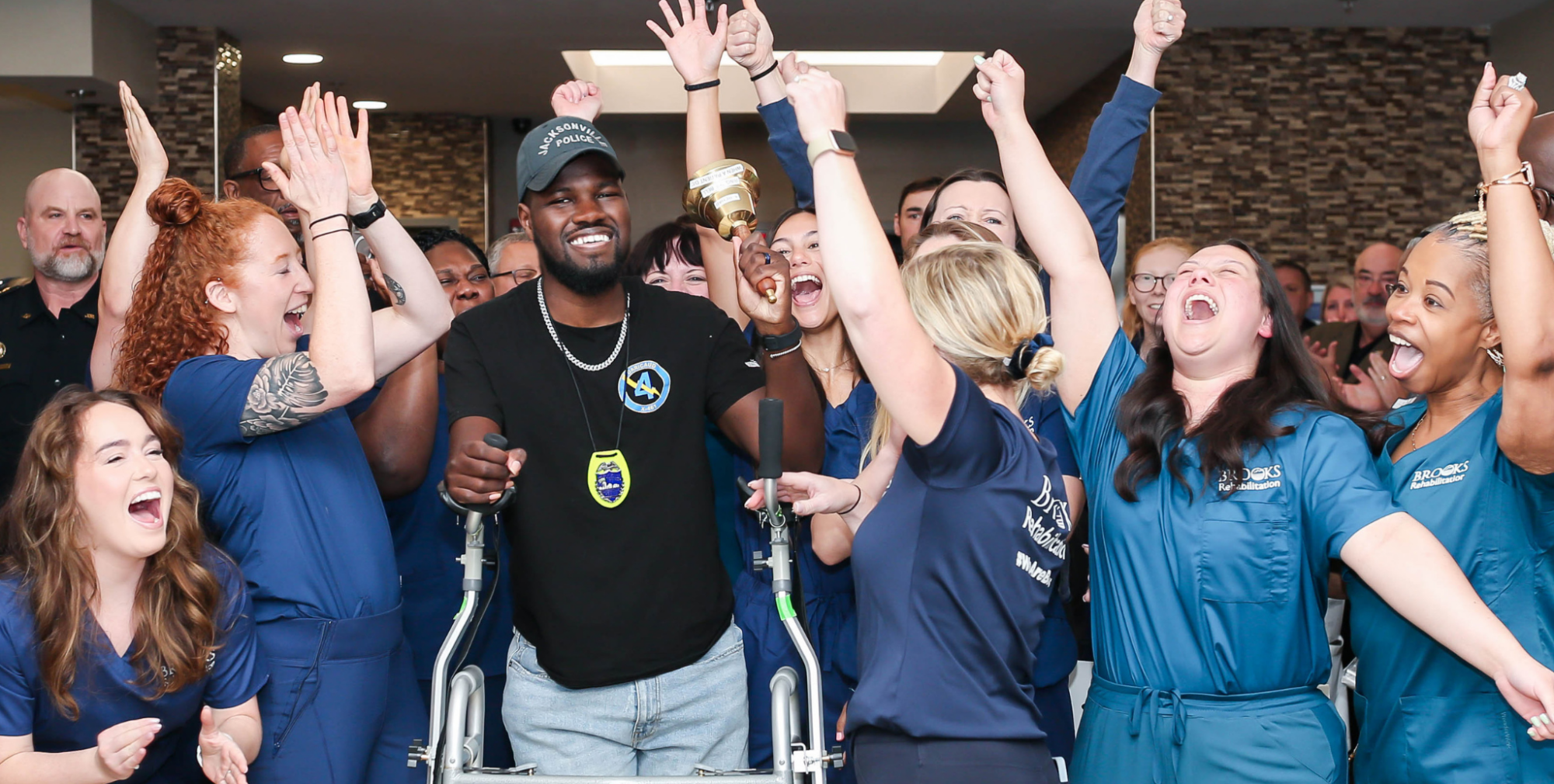 Overcoming Adversity: Police Officer Malik Daricaud Returns to Work | Brooks Rehabilitation