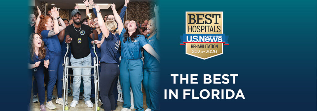 Brooks Rehabilitation is the Top-Ranked Rehabilitation Hospital in Florida